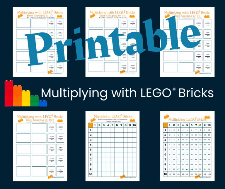 Multiplying with LEGO Bricks Printable | GreatPeaceLiving.com