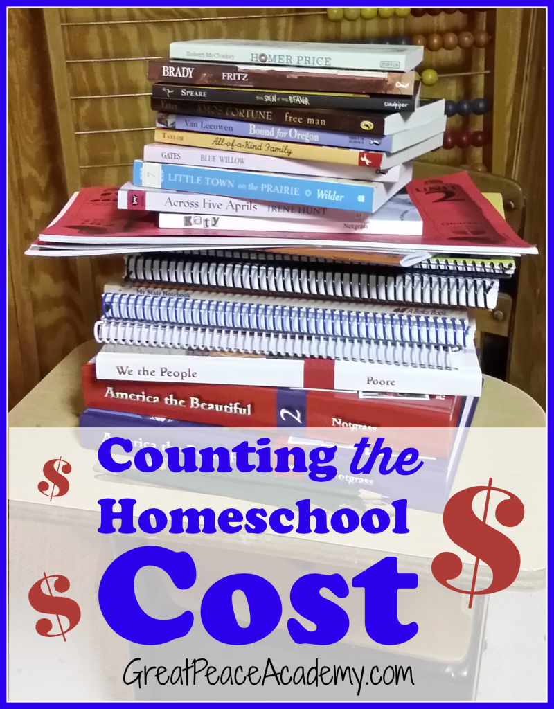 Counting The Homeschool Cost Counting The Homeschool Cost