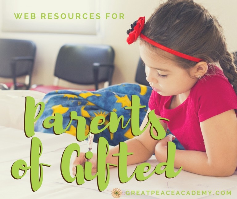 Web Resources for Parents of Gifted | Great Peace Living