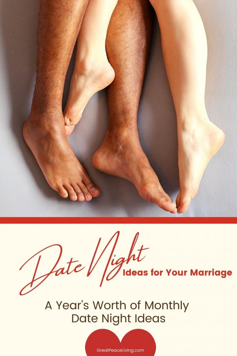 Marriage Date Nights: A Year's Worth of Monthly Date Night Ideas