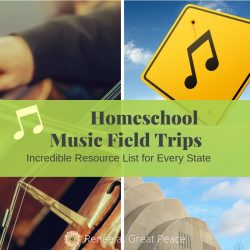 Music Field Trips for Fine Arts in Homeschool | Renée at Great Peace