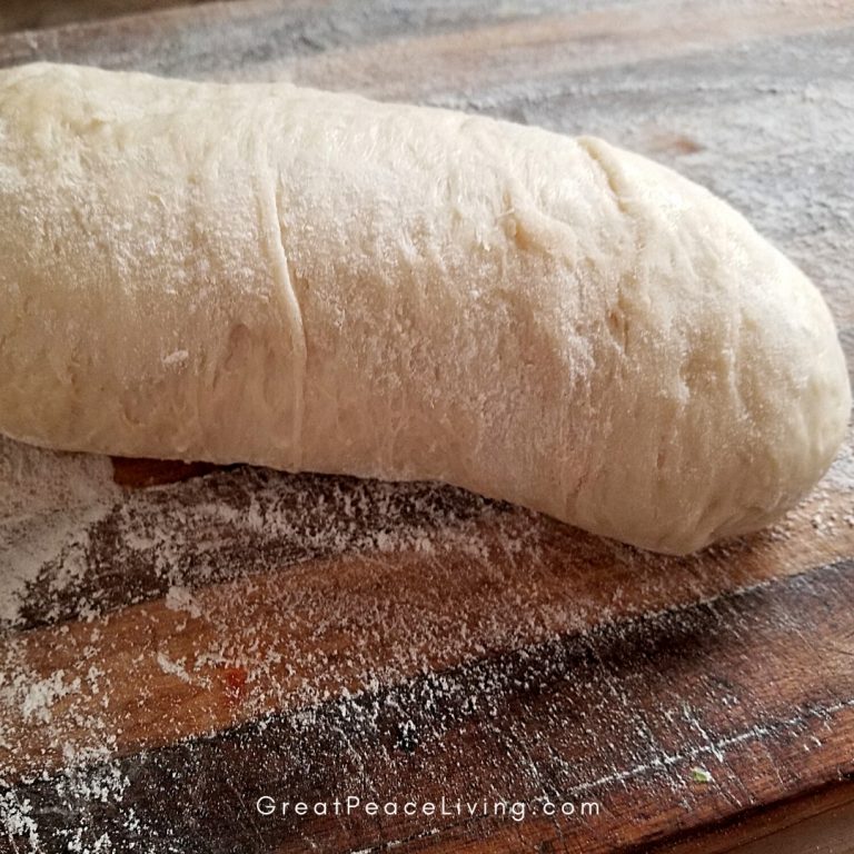 Simple Bread Dough Recipe Family Dinner | Great Peace Living